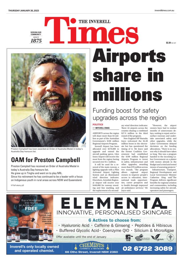 Today's Paper | The Inverell Times | Inverell, NSW