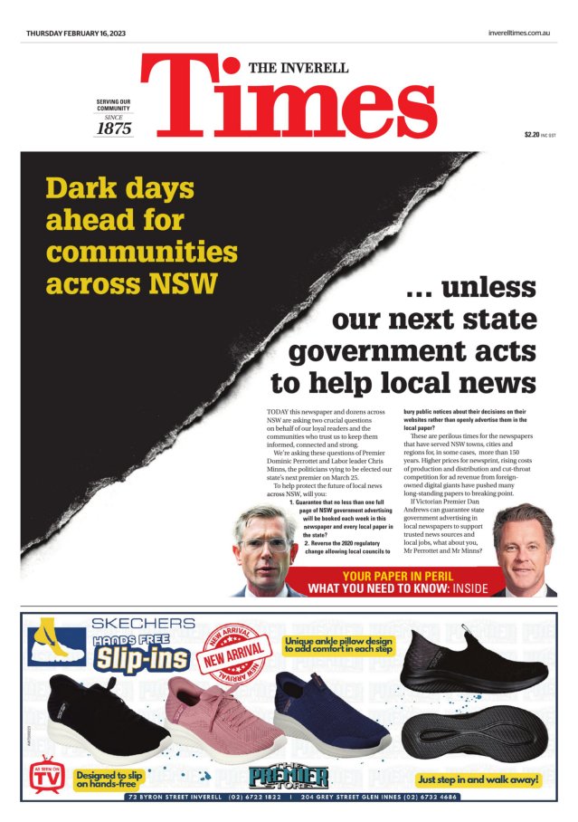 Today's Paper | The Inverell Times | Inverell, NSW