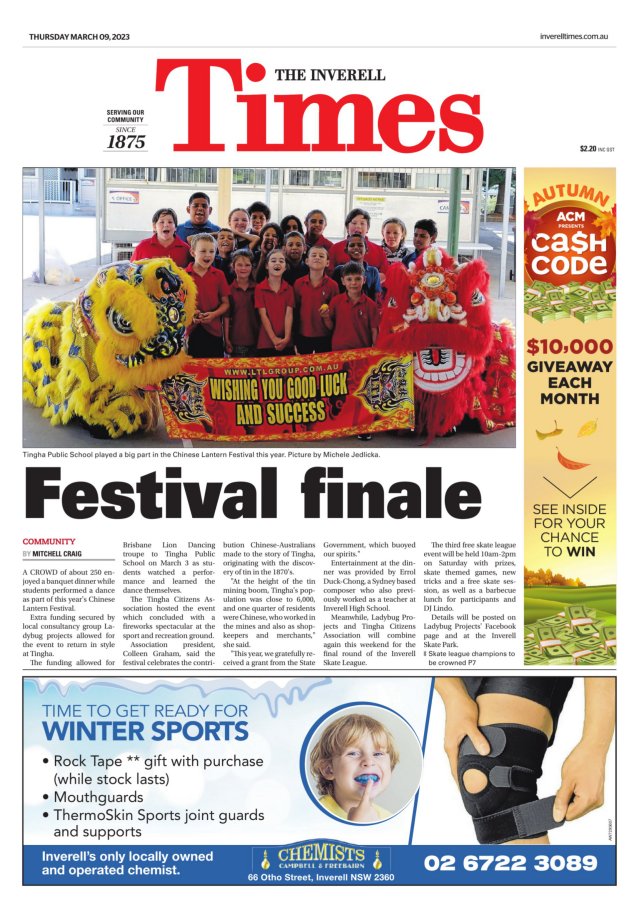 Today's Paper | The Inverell Times | Inverell, NSW