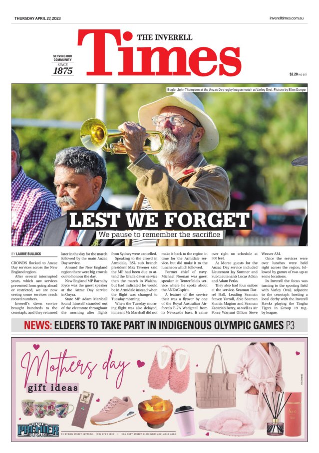 Today's Paper | The Inverell Times | Inverell, NSW