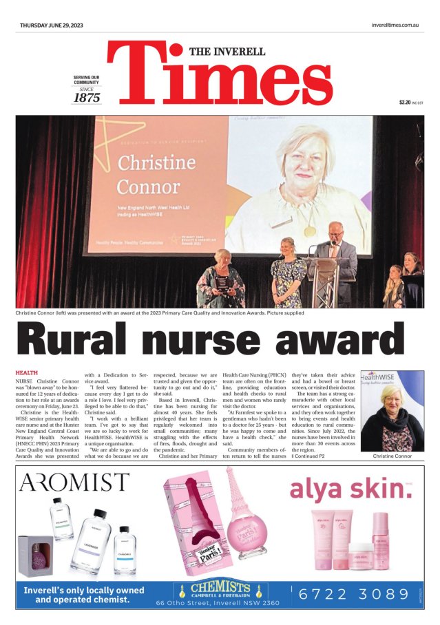 Today's Paper | The Inverell Times | Inverell, NSW