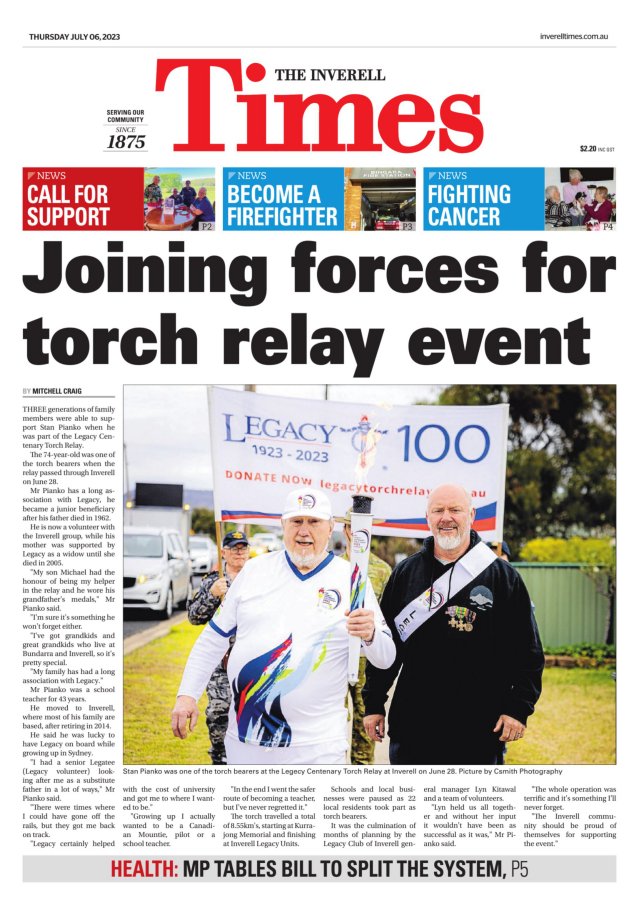 Today's Paper | The Inverell Times | Inverell, NSW