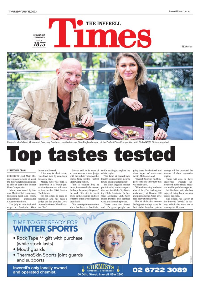 Today's Paper | The Inverell Times | Inverell, NSW