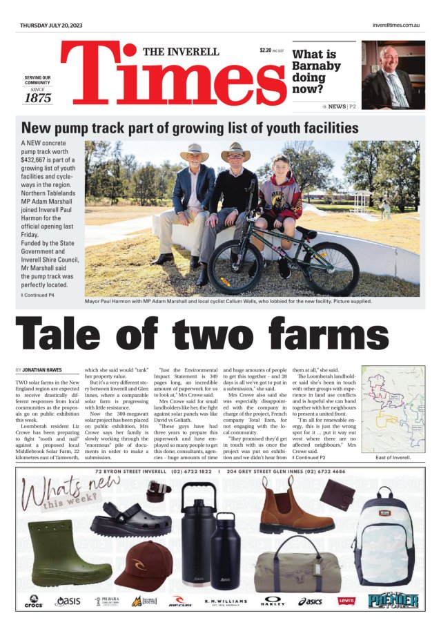 Today's Paper | The Inverell Times | Inverell, NSW