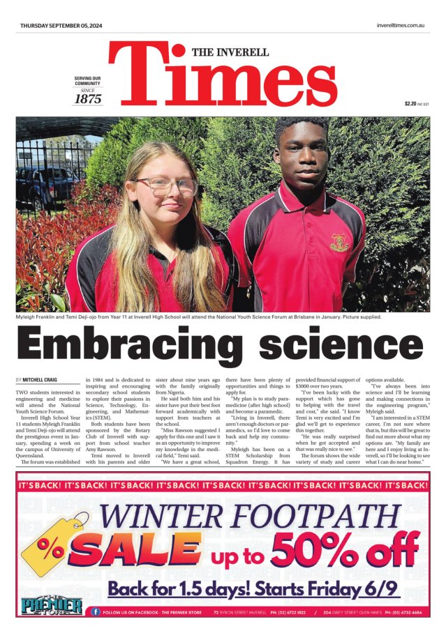 Inverell news, sport and weather | The Inverell Times | Inverell, NSW