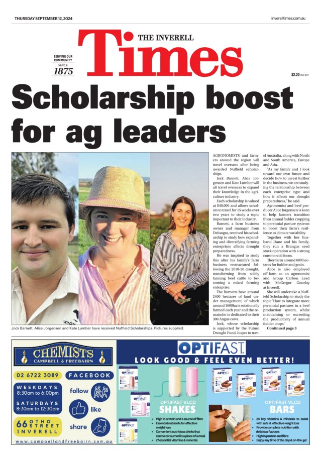 Today's Paper | The Inverell Times | Inverell, NSW