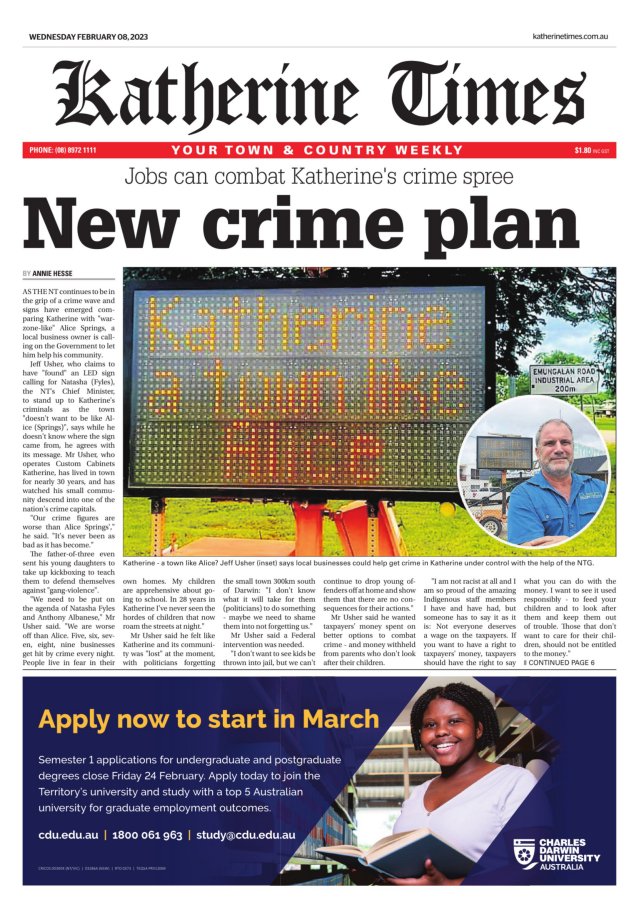 Today's Paper | Katherine Times | Katherine, NT