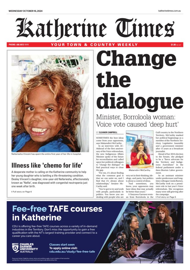 Today's Paper | Katherine Times | Katherine Times | Katherine, NT