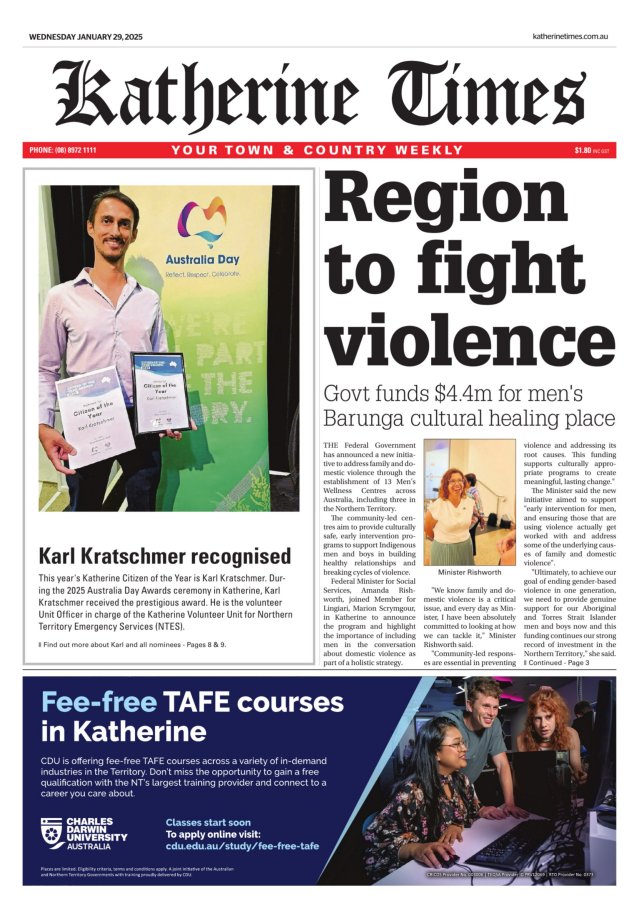 Today's Paper | Katherine Times | Katherine Times | Katherine, NT