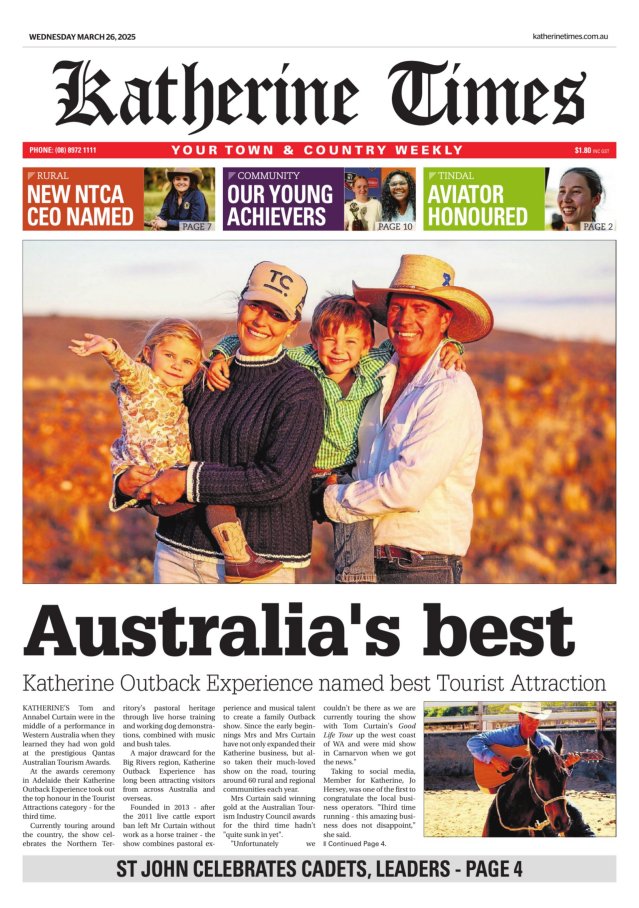 Today's Paper | Katherine Times | Katherine Times | Katherine, NT