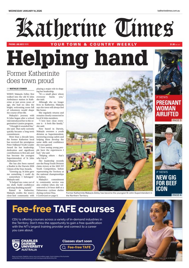 Katherine news, sport and weather | Katherine Times | Katherine, NT