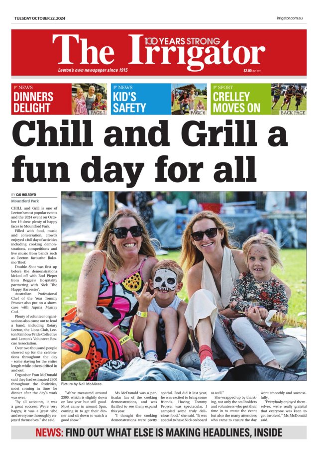 Today's Paper | The Irrigator | The Irrigator | Leeton, NSW