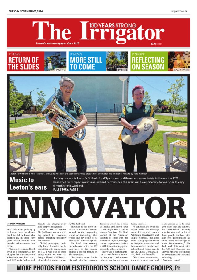 Today's Paper | The Irrigator | The Irrigator | Leeton, NSW