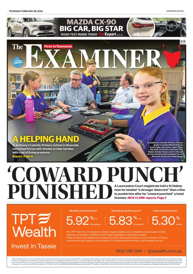Today's Paper | The Examiner | Launceston, TAS