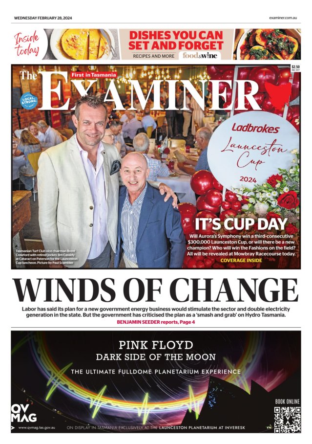 Today's Paper | The Examiner | Launceston, TAS