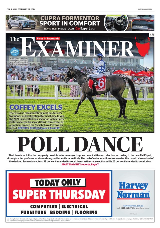 Today's Paper | The Examiner | Launceston, TAS
