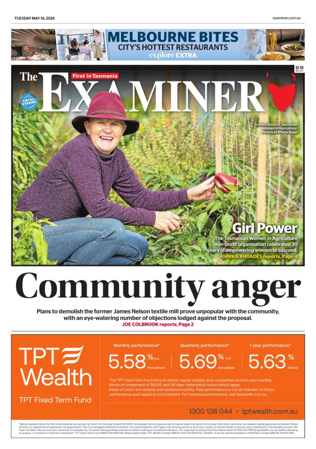 Today's Paper | The Examiner | Launceston, TAS