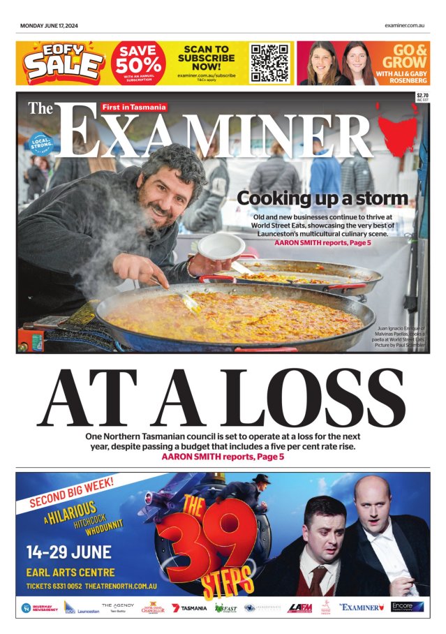 Today's Paper | The Examiner | Launceston, TAS