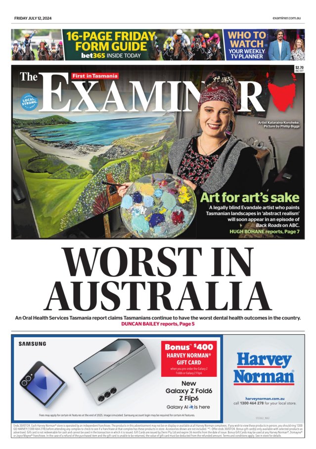 Today's Paper | The Examiner | Launceston, TAS