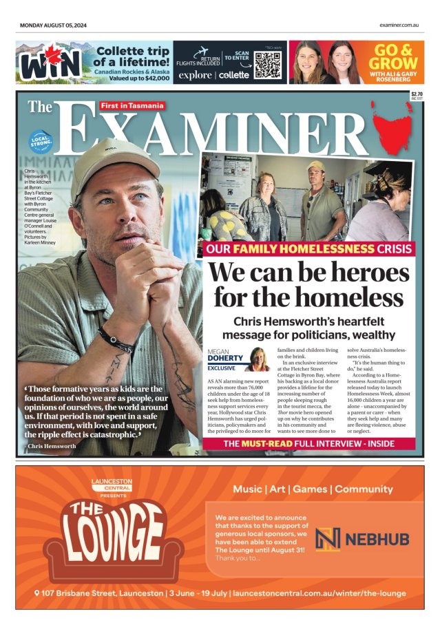 Today's Paper | The Examiner | Launceston, TAS