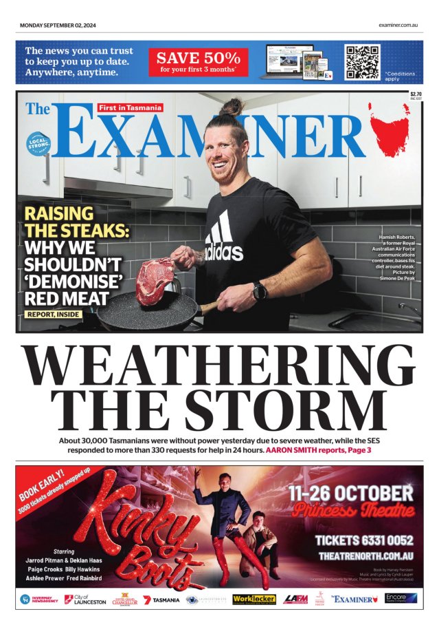 Today's Paper | The Examiner | Launceston, TAS