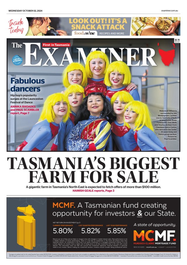 Latest Launceston and Tasmania news, sport and weather | The Examiner ...