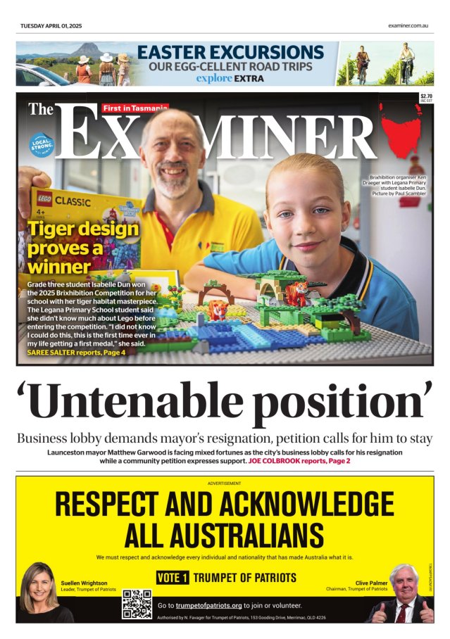 Today's Paper | The Examiner | The Examiner | Launceston, TAS