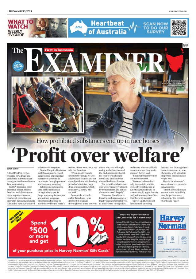 Today's Paper | The Examiner | The Examiner | Launceston, TAS