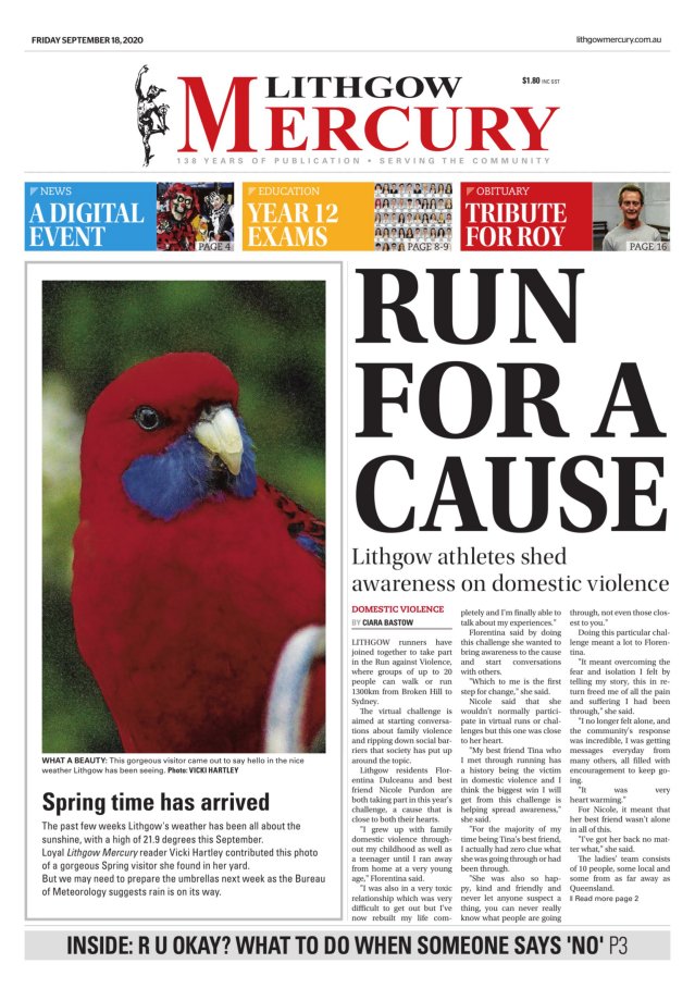 Today's Paper | Lithgow Mercury | Lithgow, NSW
