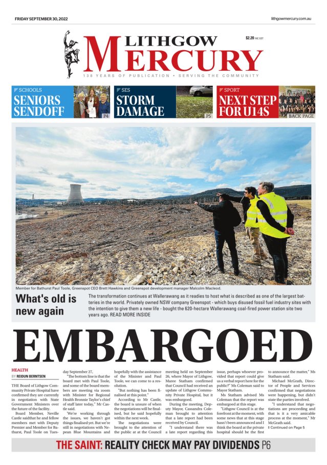 Today's Paper | Lithgow Mercury | Lithgow, NSW