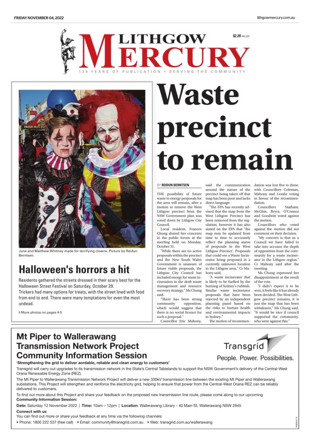 Today's Paper | Lithgow Mercury | Lithgow, NSW