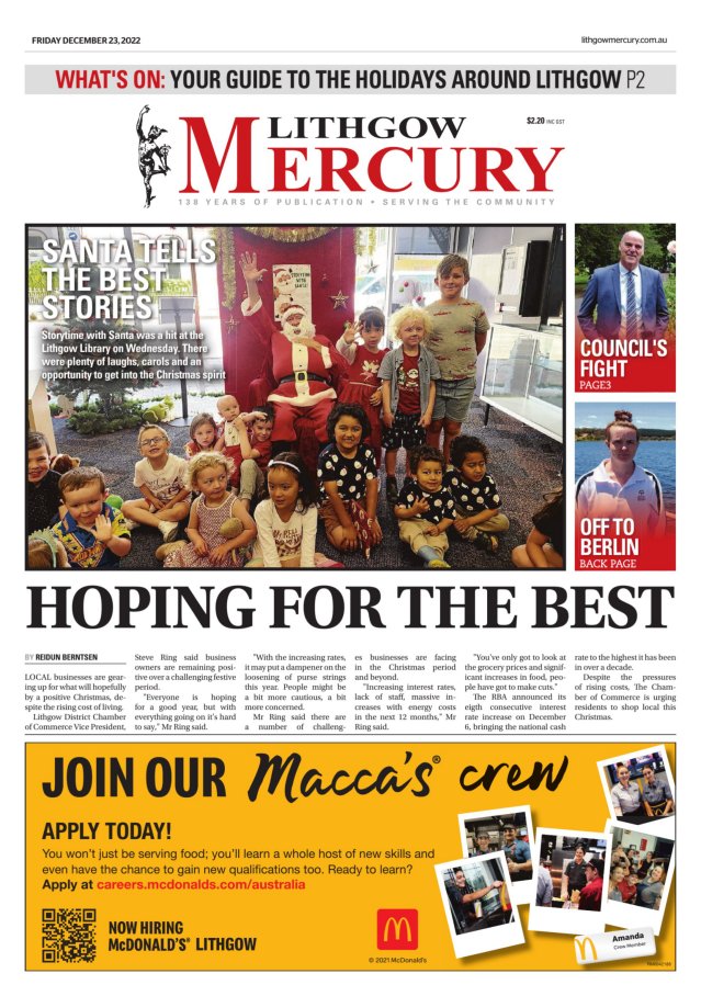 Today's Paper | Lithgow Mercury | Lithgow, NSW