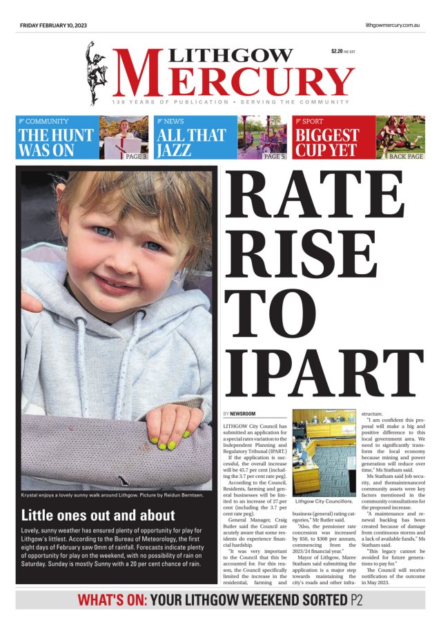 Today's Paper | Lithgow Mercury | Lithgow, NSW