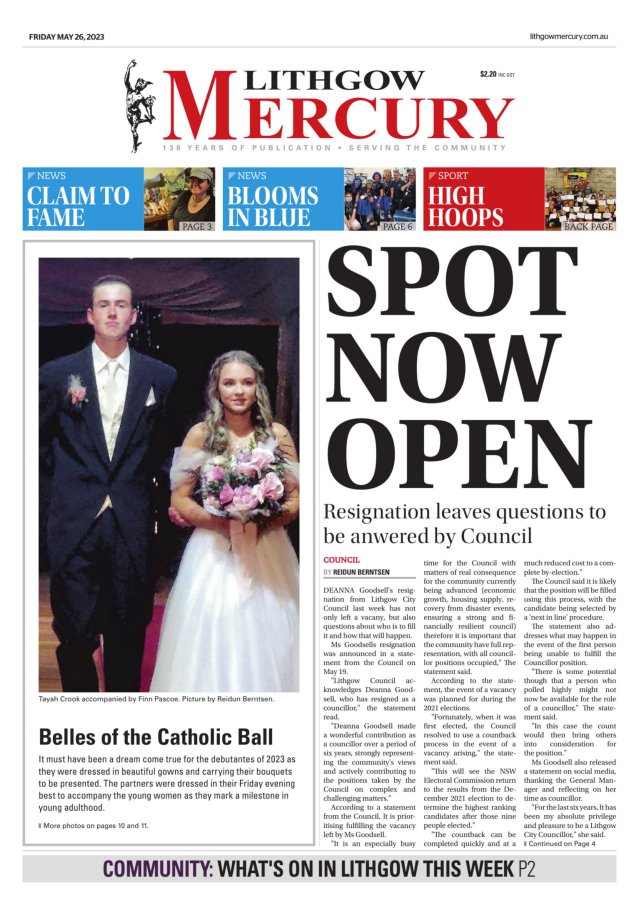 Today's Paper | Lithgow Mercury | Lithgow, NSW