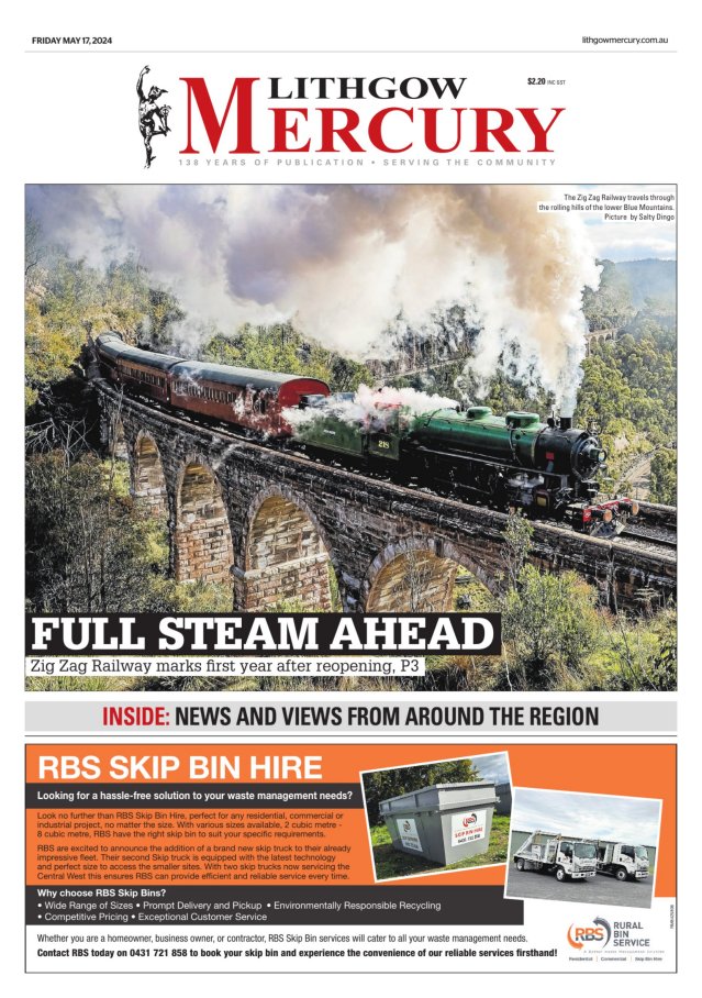 Today's Paper | Lithgow Mercury | Lithgow, NSW
