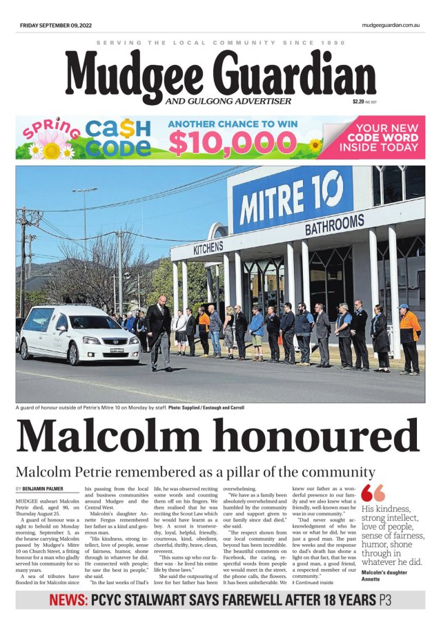 Today's Paper | Mudgee Guardian | Mudgee, NSW