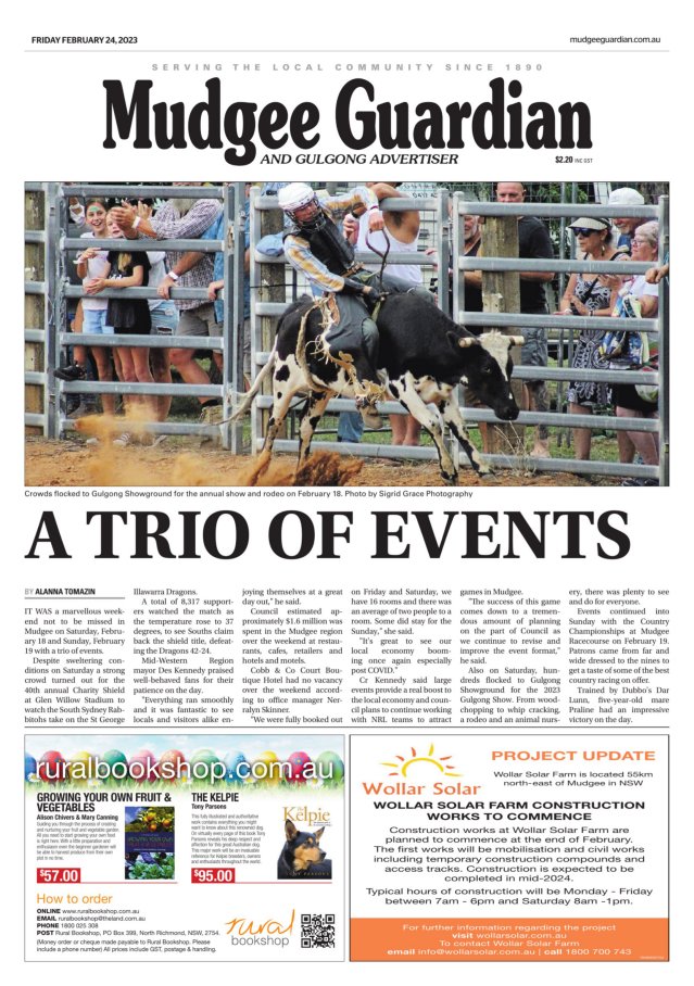Today's Paper | Mudgee Guardian | Mudgee, NSW