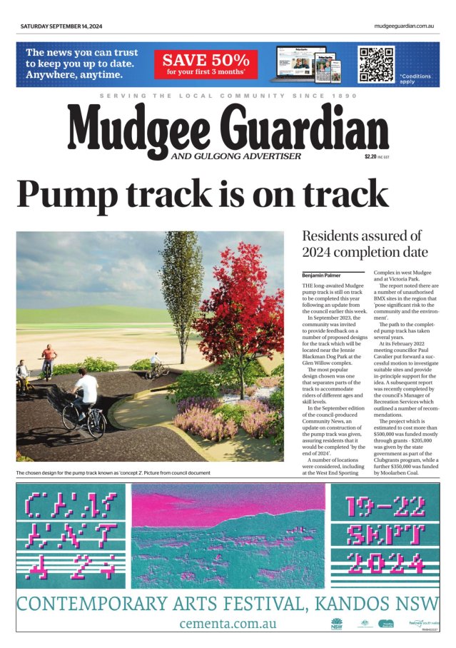 Today's Paper | Mudgee Guardian | Mudgee, NSW