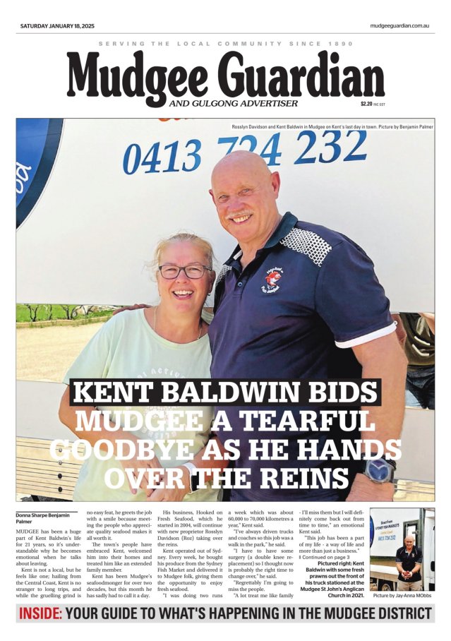 Today's Paper | Mudgee Guardian | Mudgee Guardian | Mudgee, NSW