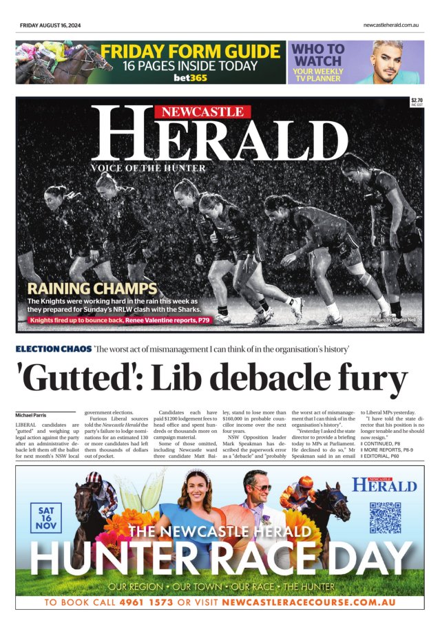 Today's Paper | Newcastle Herald | Newcastle, NSW