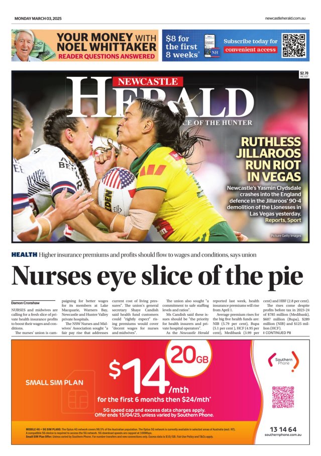 Today's Paper | Newcastle Herald | Newcastle Herald | Newcastle, NSW