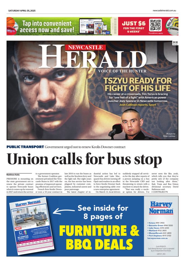 Today's Paper | Newcastle Herald | Newcastle Herald | Newcastle, NSW