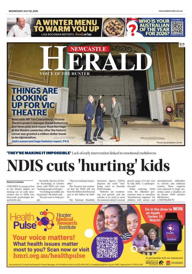 Today's Paper | Newcastle Herald | Newcastle Herald | Newcastle, NSW