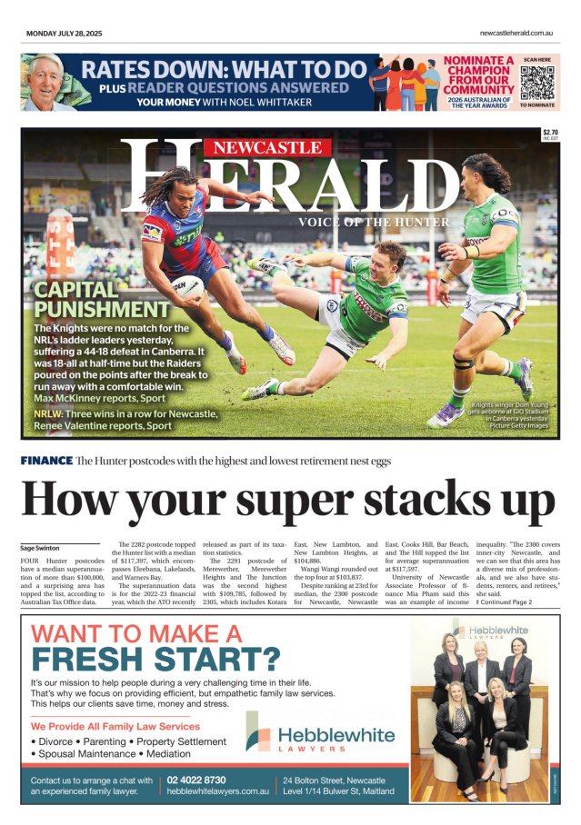 Monday 28 July 2025