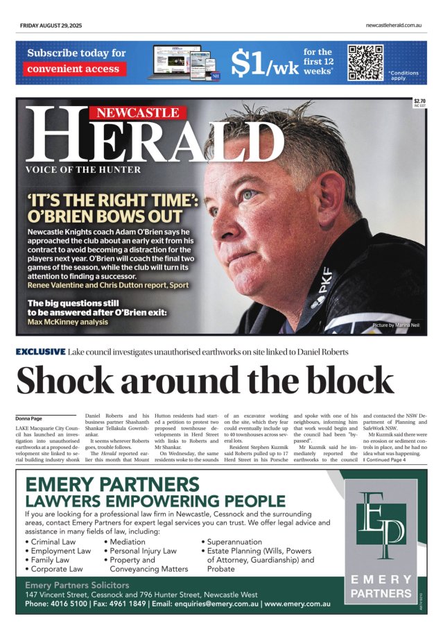 Today's Paper | Newcastle Herald | Newcastle Herald | Newcastle, NSW