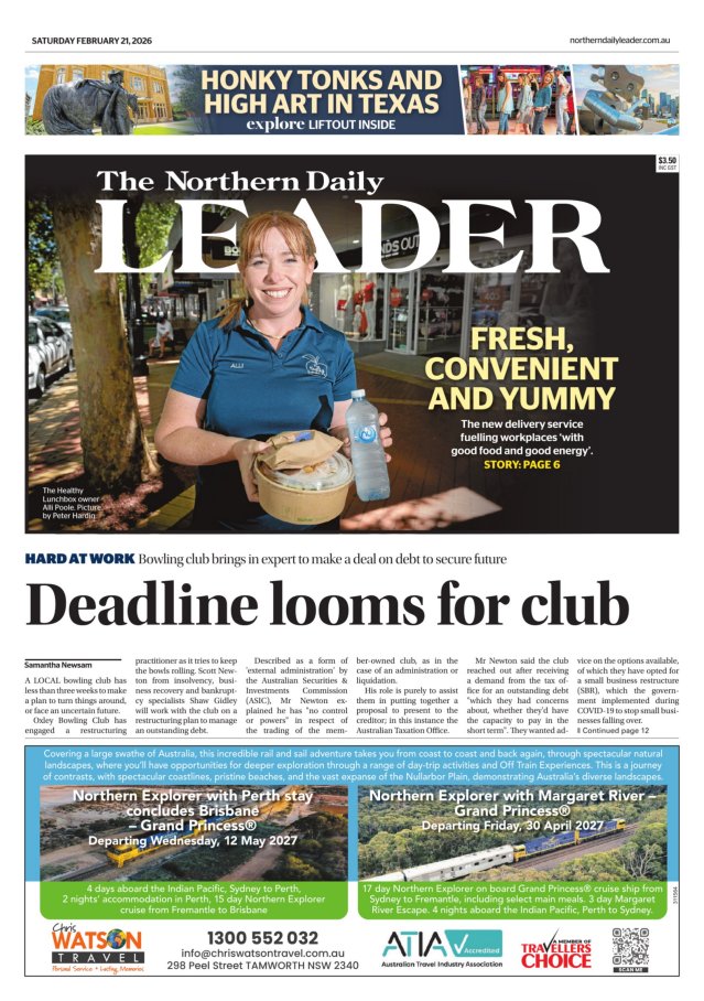 Today's Paper | The Northern Daily Leader | The Northern Daily Leader ...