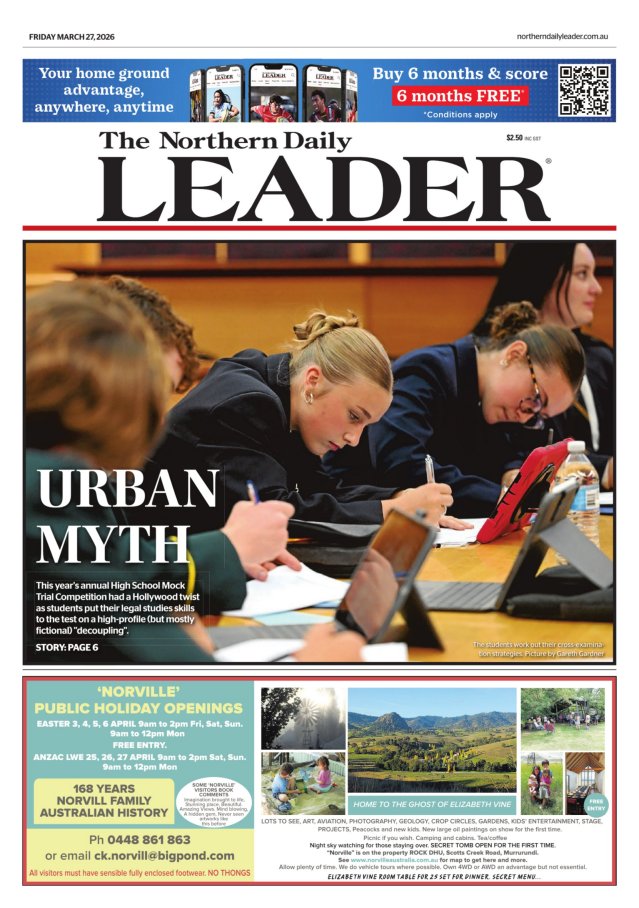 Today's Paper | The Northern Daily Leader | The Northern Daily Leader ...