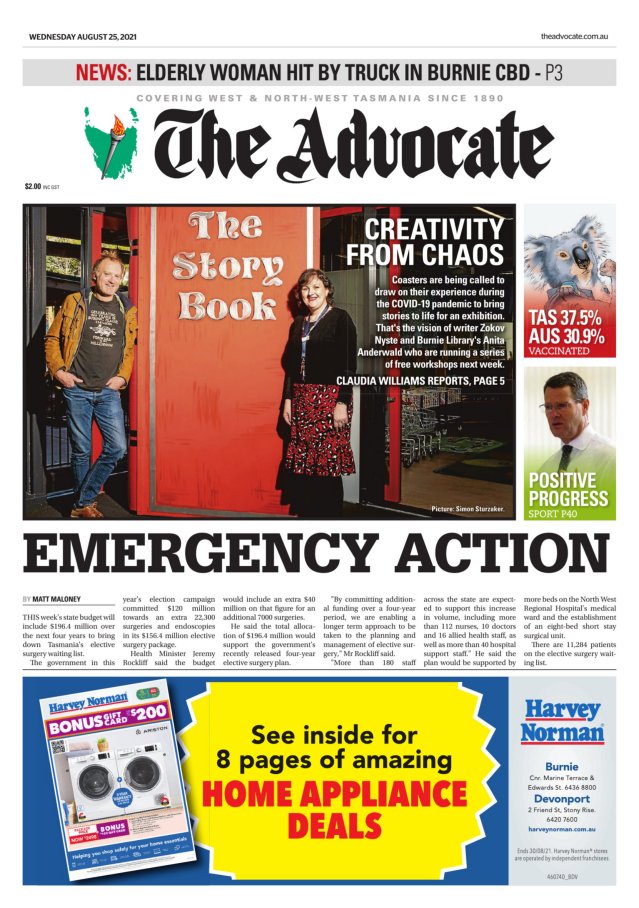 Today's Paper | The Advocate | Burnie, TAS