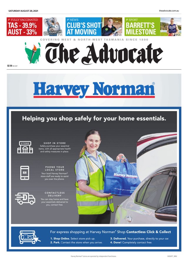 Today's Paper | The Advocate | Burnie, TAS