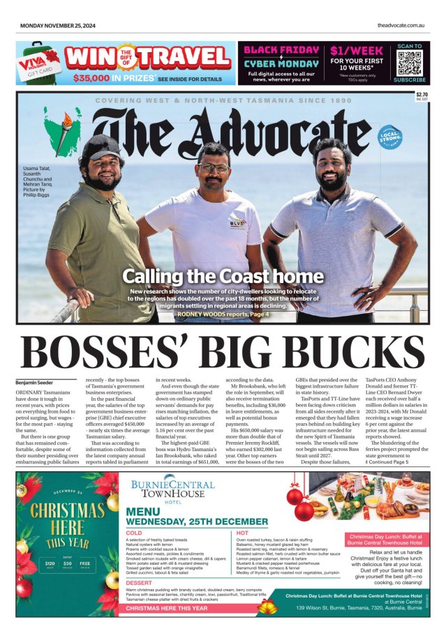 North-West Tasmania news, sport and weather | The Advocate | Burnie, TAS